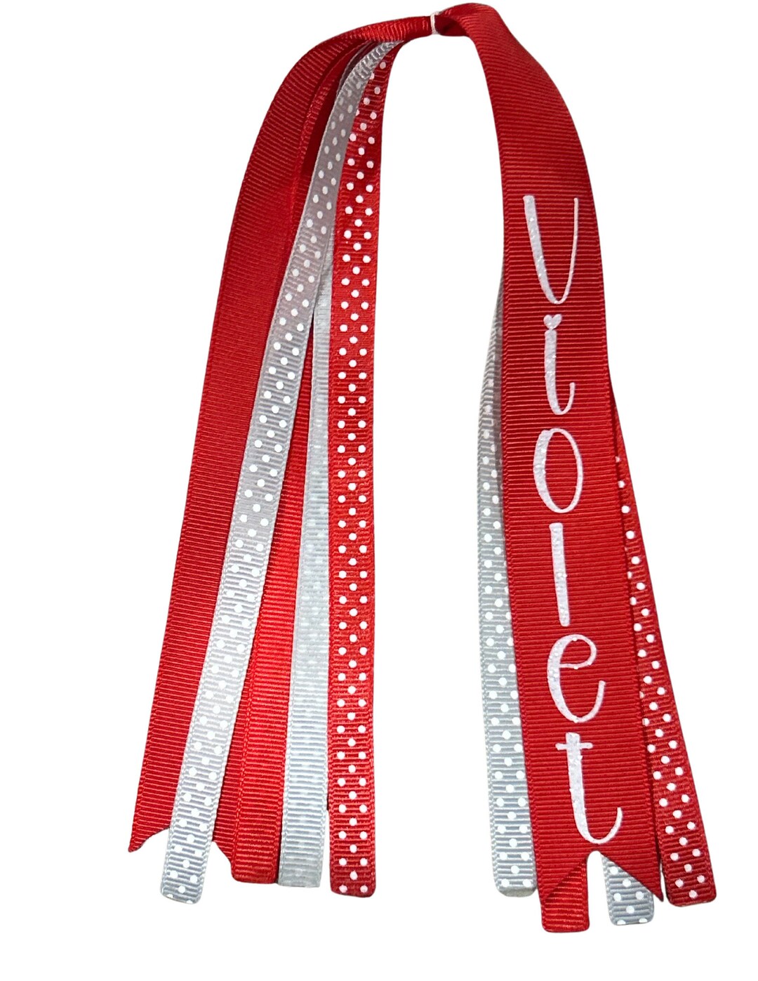 Ponytail Streamer Custom Ponytail Streamer Ribbon Personalized Hair ...