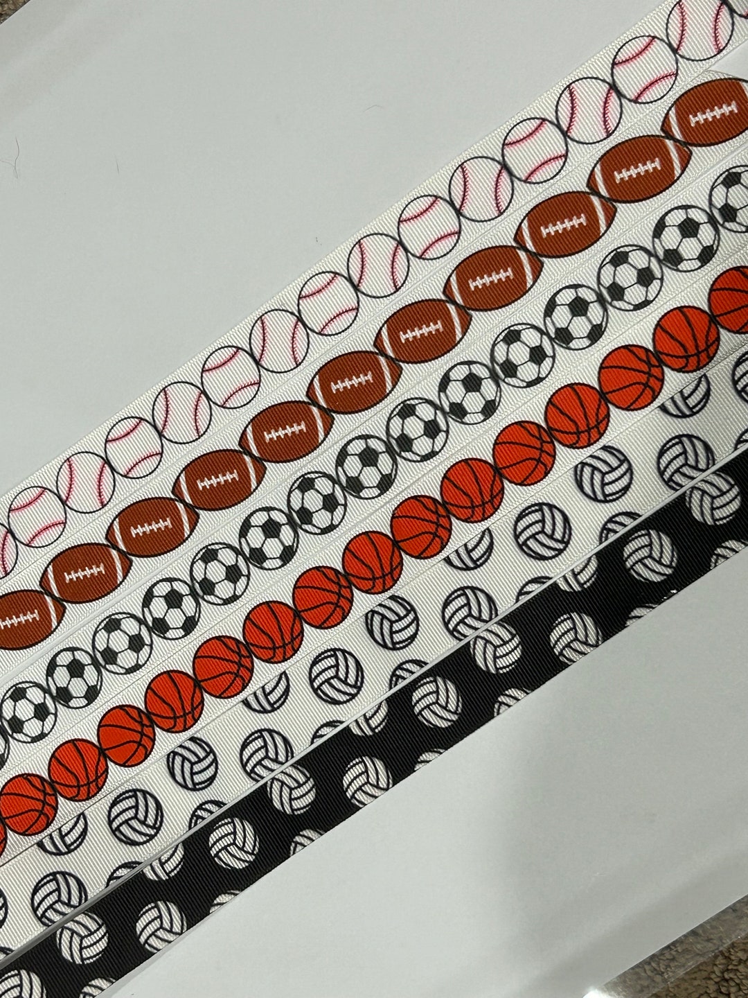 Sports Ponytail Streamers - Football, Basketball, Soccer, Volleyball ...