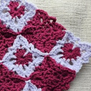 Mini French Square Crochet Temperature Blanket Pattern: Printable Log ...