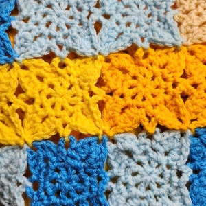 Mini French Square Crochet Temperature Blanket Pattern Printable Log ...