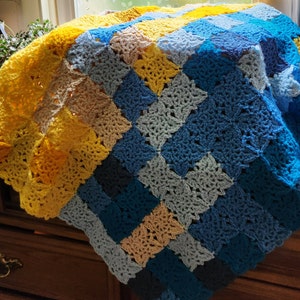 Mini French Square Crochet Temperature Blanket Pattern: Printable Log ...