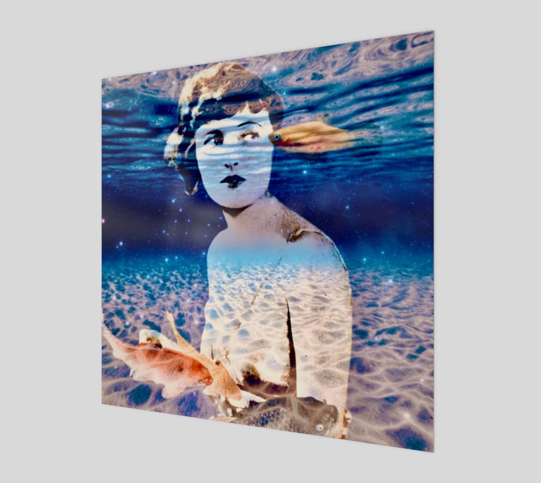 Poster Fantasy Art She Looked Askance - Etsy