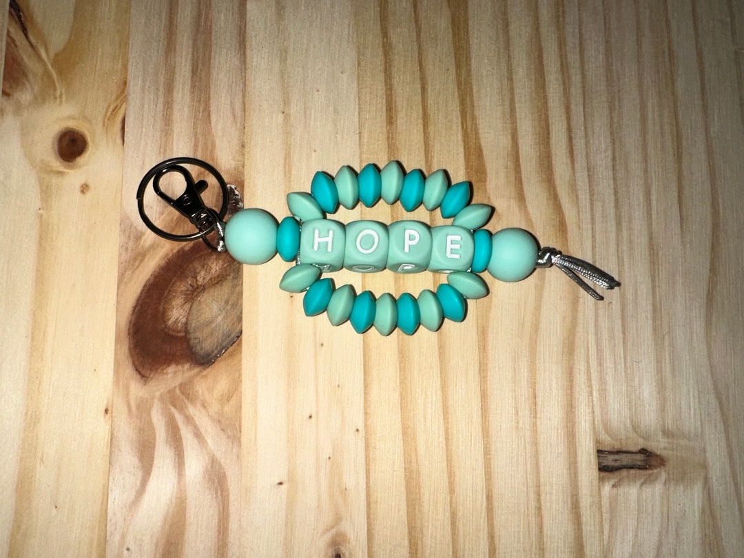 Silicone Beaded Keychain - Words of Wisdom - Etsy