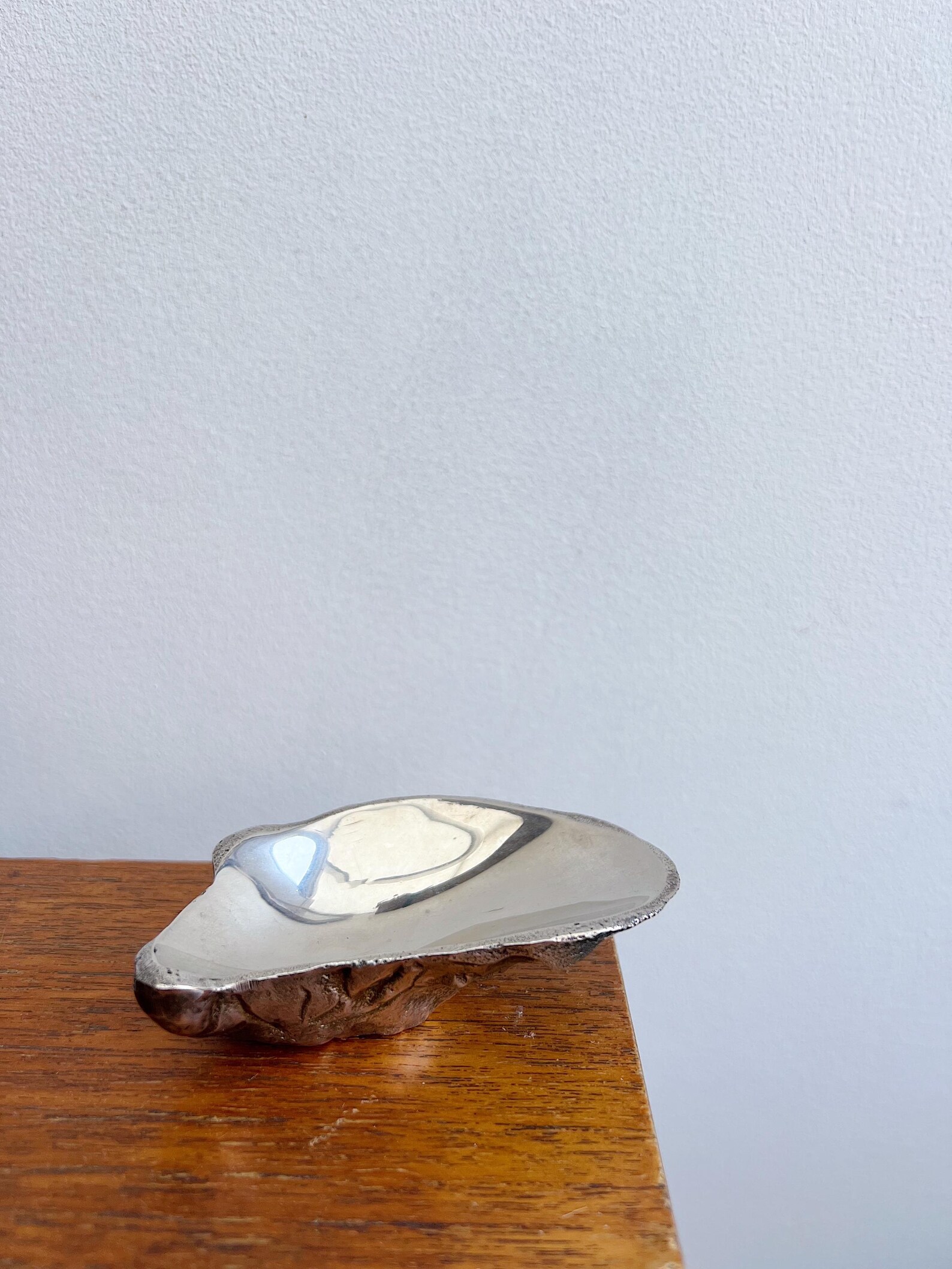 Pewter Oyster Shell Salt Cellar - Etsy