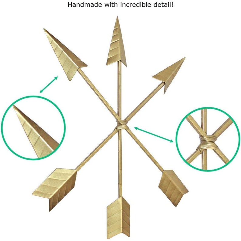 Gold Arrow Wall Decor by Wall Charmers™ gothic Home Decor - Etsy