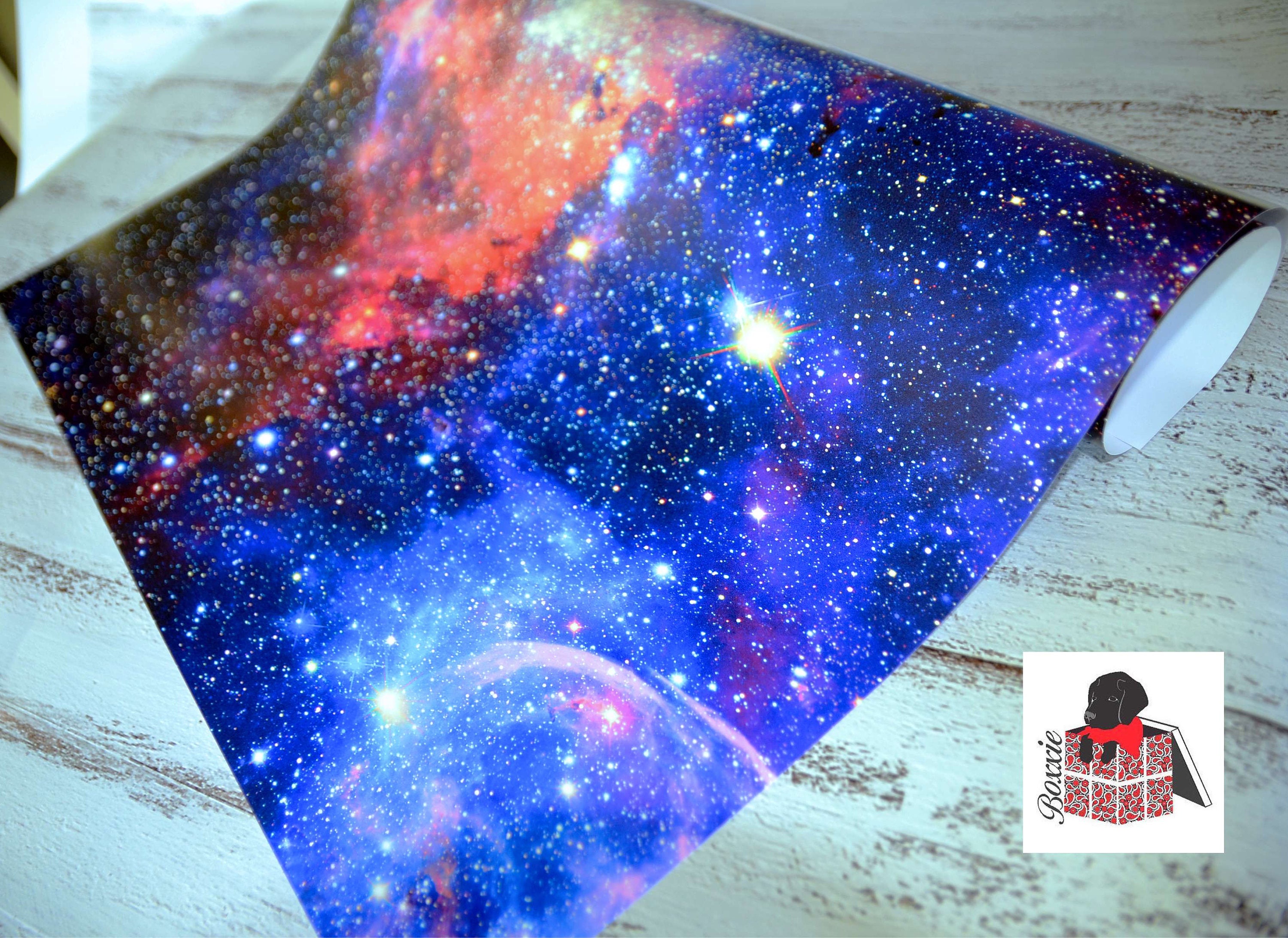 Galaxy gift wrap sheets space nebula wrapping paper GW5055 | Etsy