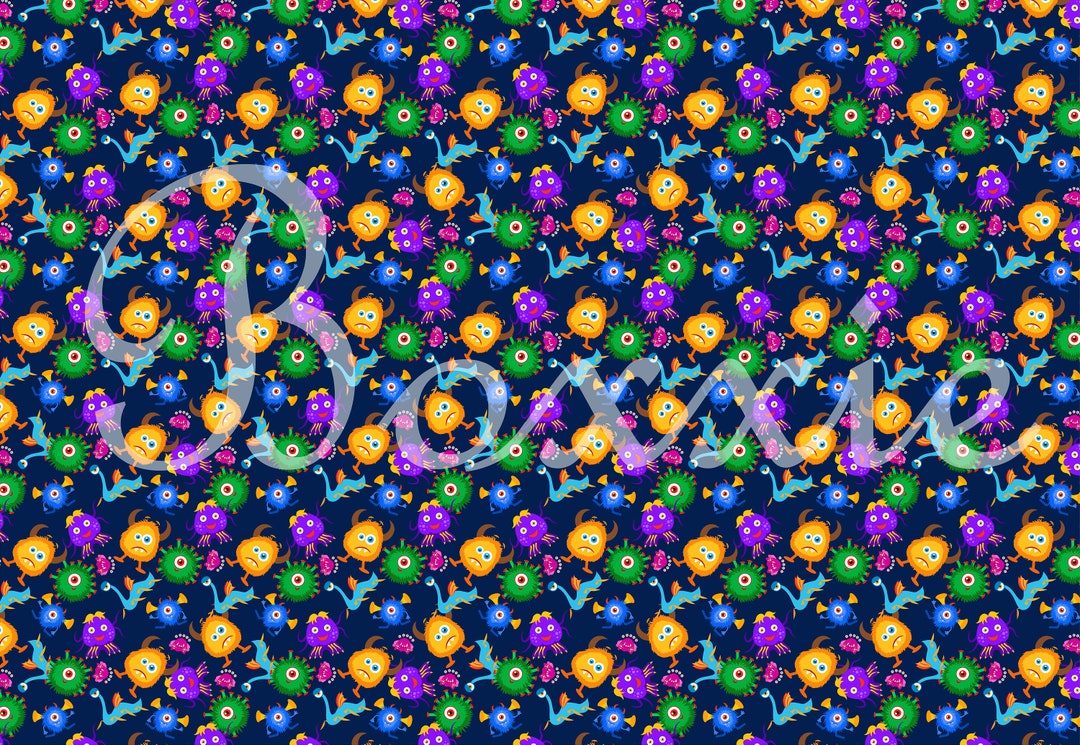 Monster Gift Wrap Paper, Wrapping Paper Sheets or Rolls for Boys, Kids ...