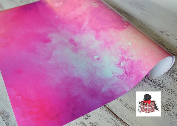 Watercolor Wrapping Paper Sheets Pink Gift Wrap GWWC2 | Etsy