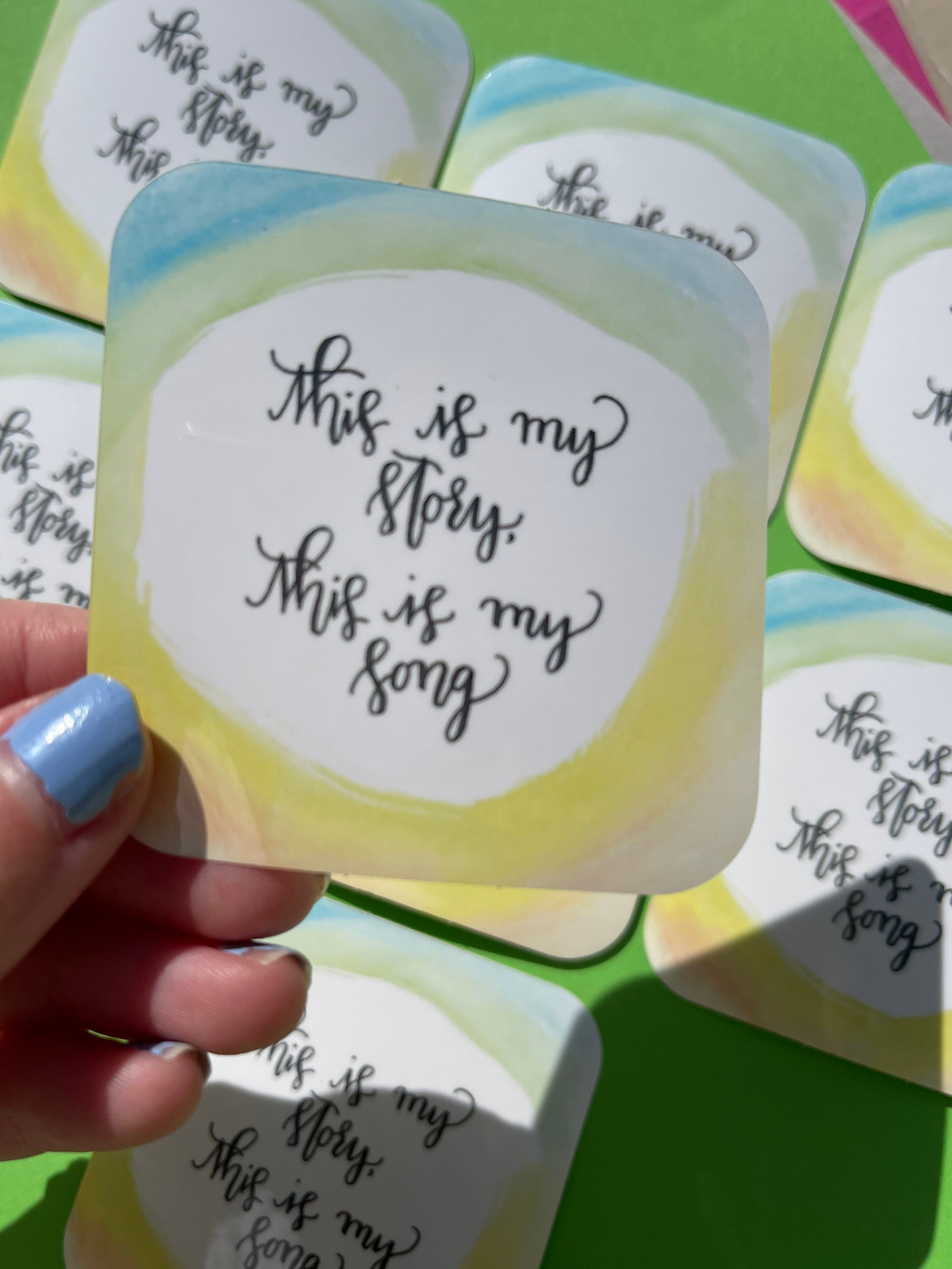 This is my story this is my song Sticker 1 count | Etsy