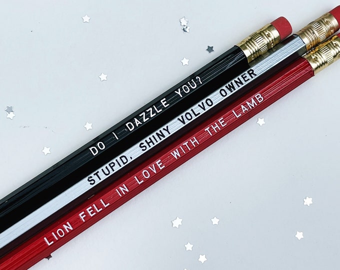 Do I Dazzle You Pencils / Edward Cullen / Bella Swan / Twihard School ...