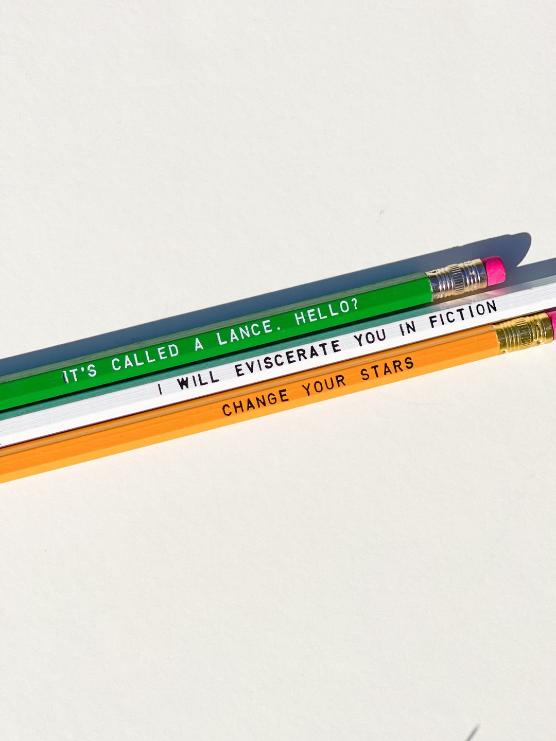 It's Called A Lance, Hello Pencils / Heath Ledger / Last Minute Gift ...