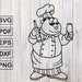 Chef SVG, Chef DXF, Chef PNG, Chef Cut File, Clipart, Digital File, Svg ...