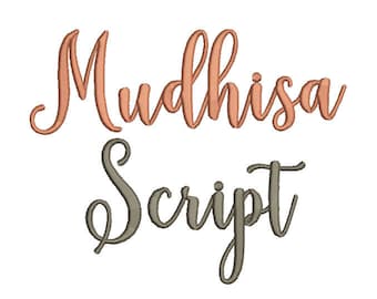 SALE 5 Size Peanut Font Embroidery Fonts 8 Formats Instant | Etsy