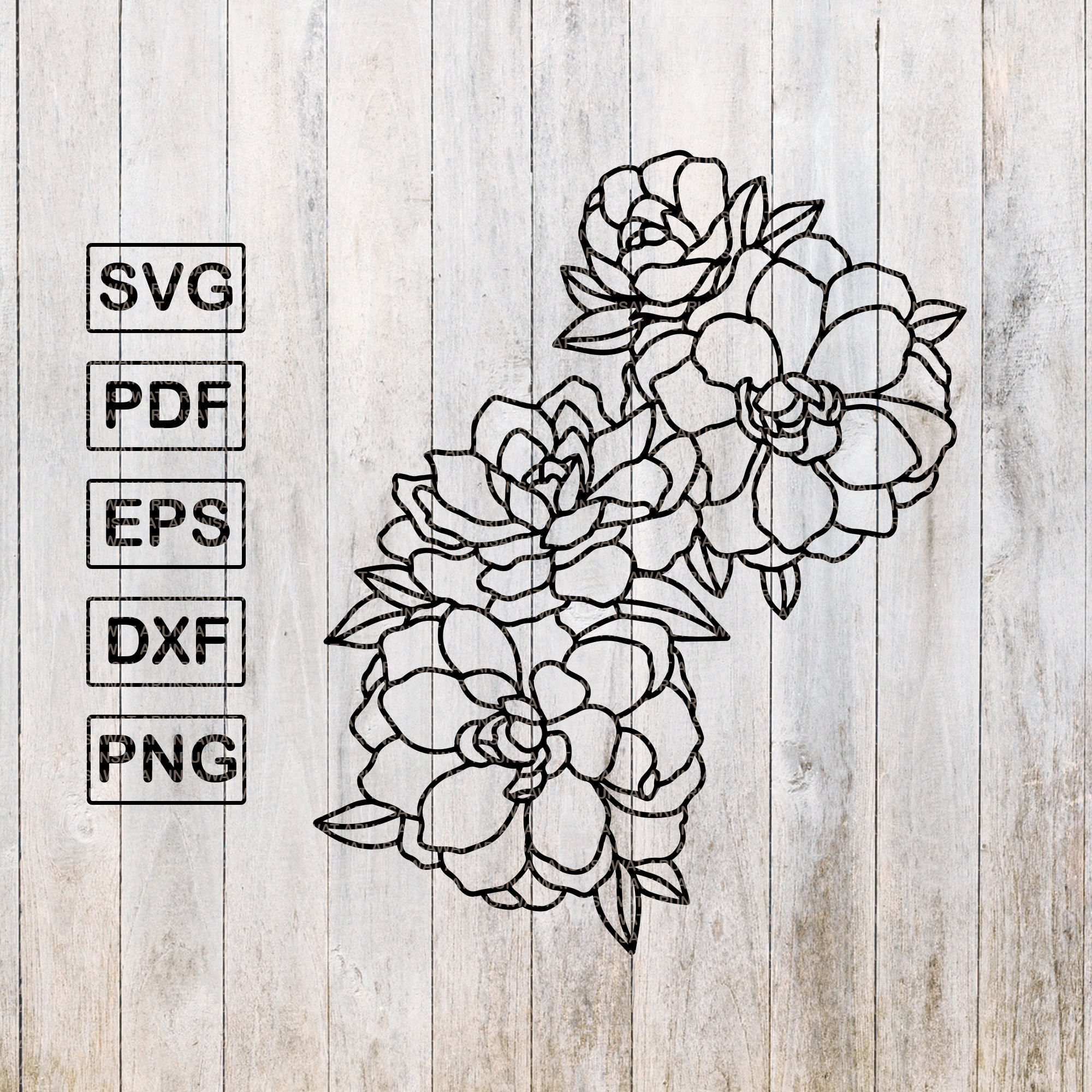 Flower Svg Cutting File Flower SVG Svg Files for Cricut and | Etsy