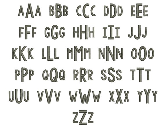 Monogram Embroidery Fonts Photographs Font Collection Volume 3: