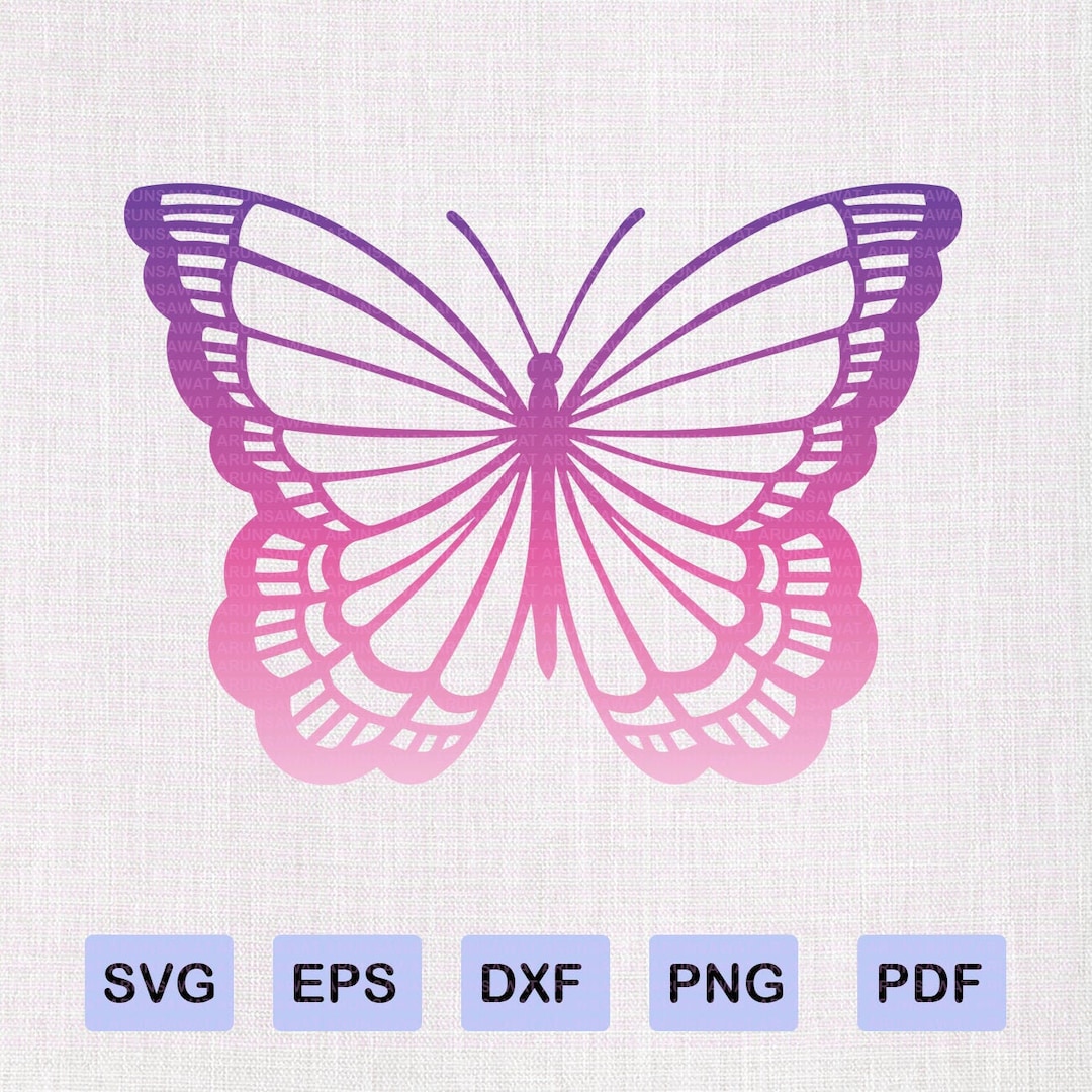 Butterfly Svg Cutting File| Svg Files for Cricut and Cameo Silhouette ...