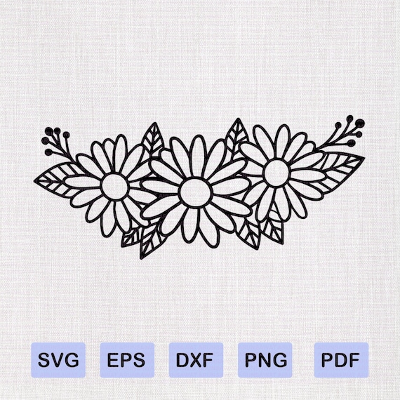 Flower Svg Cutting File Flower Bundle SVG Svg Files for Cricut | Etsy