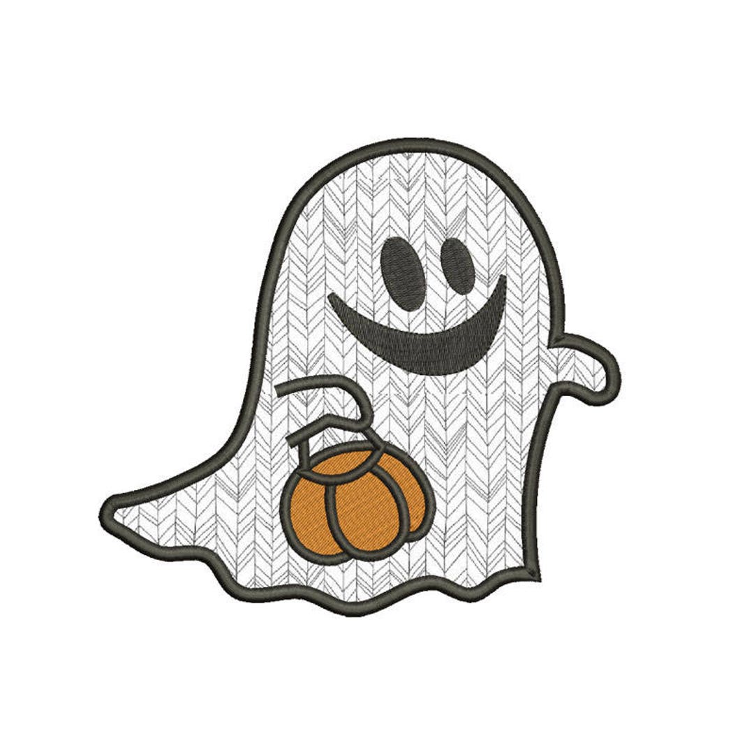 Ghost Applique Design 9 Size Halloween Design Halloween Embroidery ...
