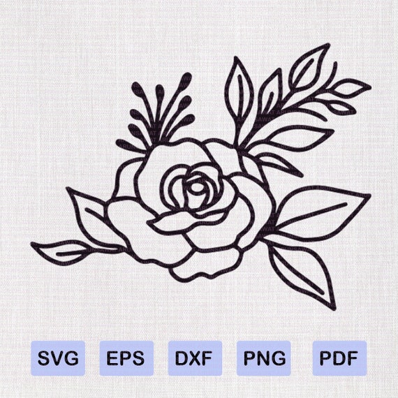 Rose Bundle Svg Cutting File Rose Bundle SVG Svg Files for | Etsy