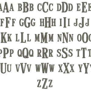 SALE ! 3 Sizes Roman Monogram Font Embroidery Fonts 9 Formats ...