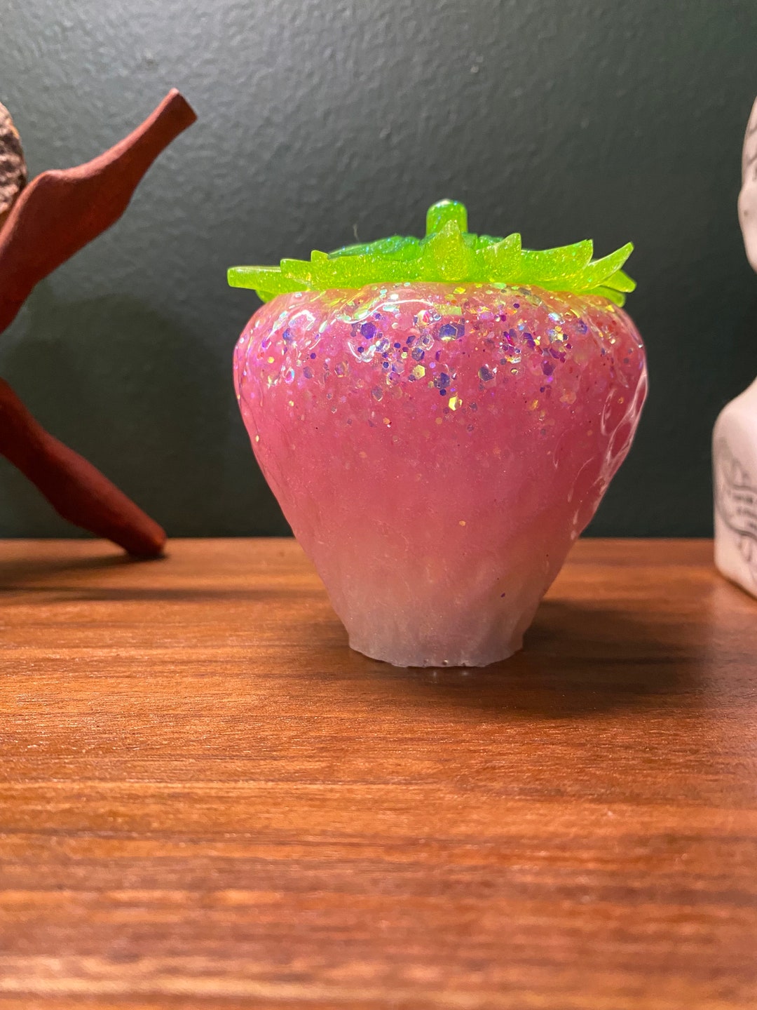 Strawberry Jar | Sugar Dish | Herb Jar | Cottagecore | Jar - Etsy