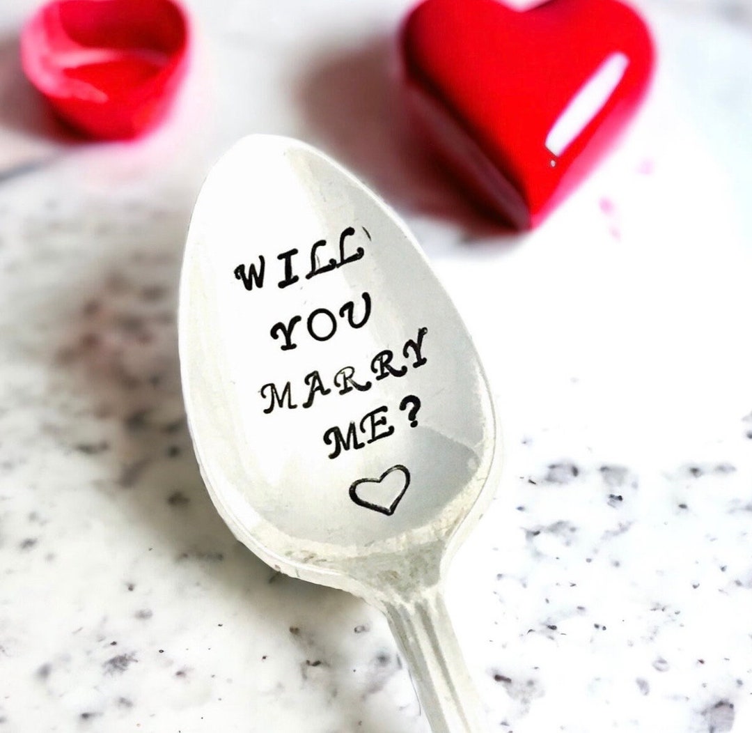 Will You Marry Me Spoon, Marriage Proposal, Engagement Spoon, Funny ...