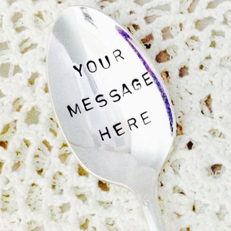 Stamped Spoons - Etsy