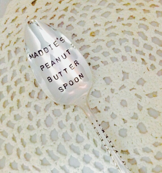 Personalized Peanut Butter Spoon Peanut Butter Lover Gift | Etsy