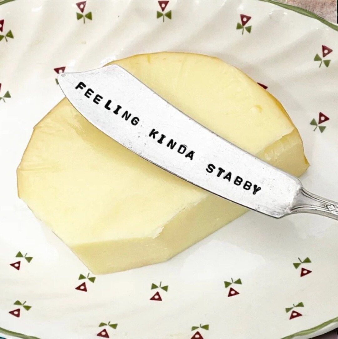 Feeling Kinda Stabby Knife, I Will Cut You Knife, Gift for Hostess ...