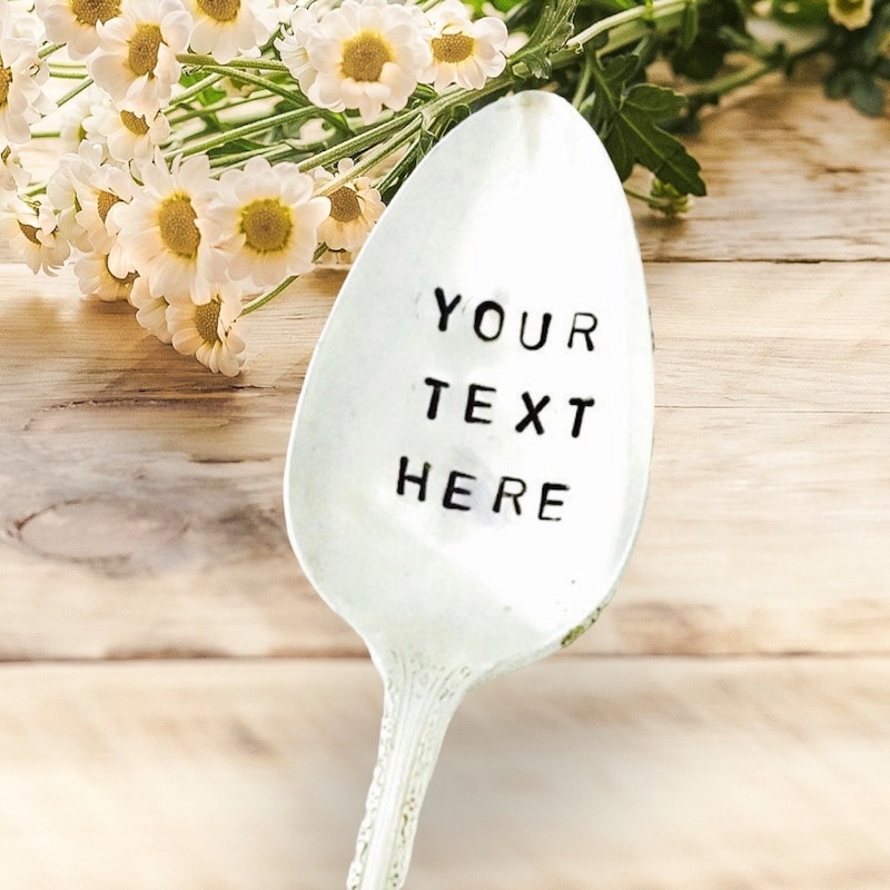 Stamped Spoons - Etsy