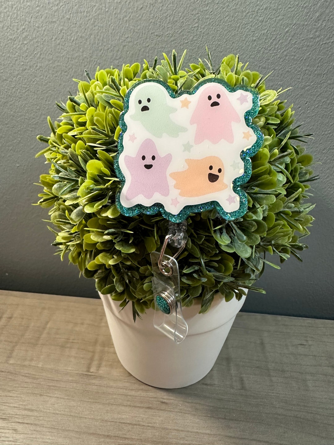 Pastel Ghosts Retractable Acrylic Badge Reel Nurse Gift - Etsy