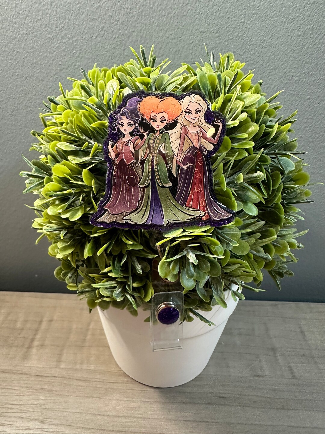 Hocus Pocus Retractable Acrylic Badge Reel Nurse Gift - Etsy