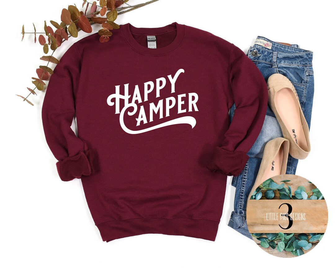Happy Camper Adult Unisex Shirt - Etsy
