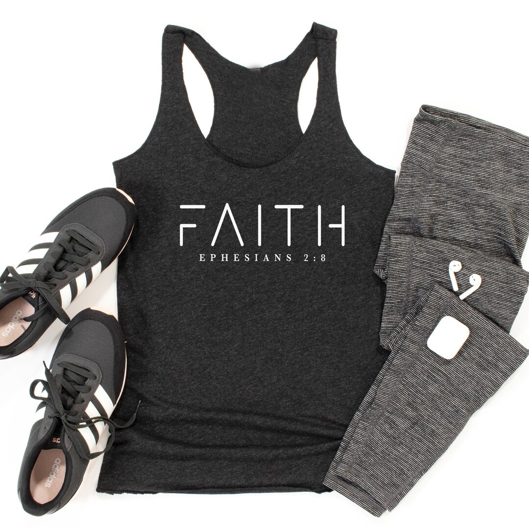 New FAITH Workout Tank. Fitness Tank. Exercise Tank. Faith and Fitness ...