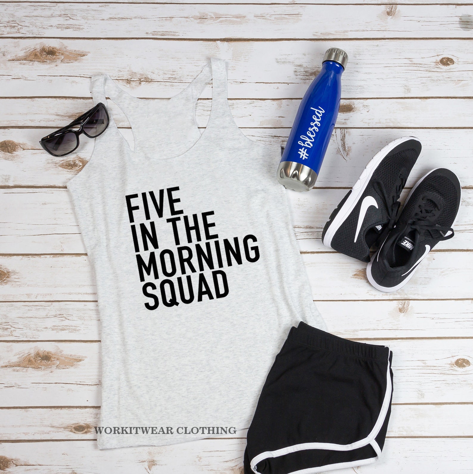 Five in the Morning Squad. Workout Tank. 5AM Crew. Yoga. | Etsy