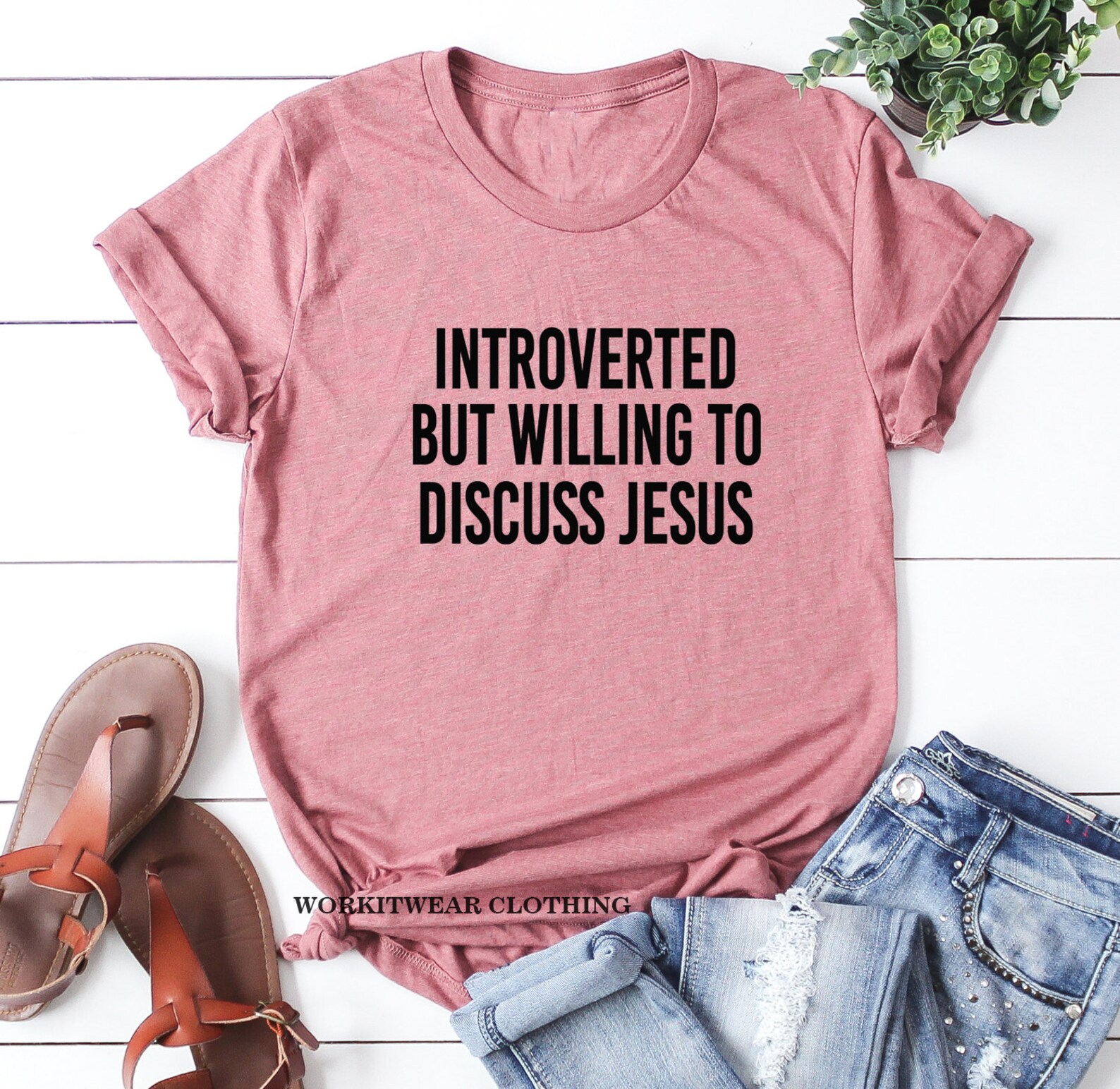 Introverted but Willing to Discuss Jesus Shirt. Christian | Etsy