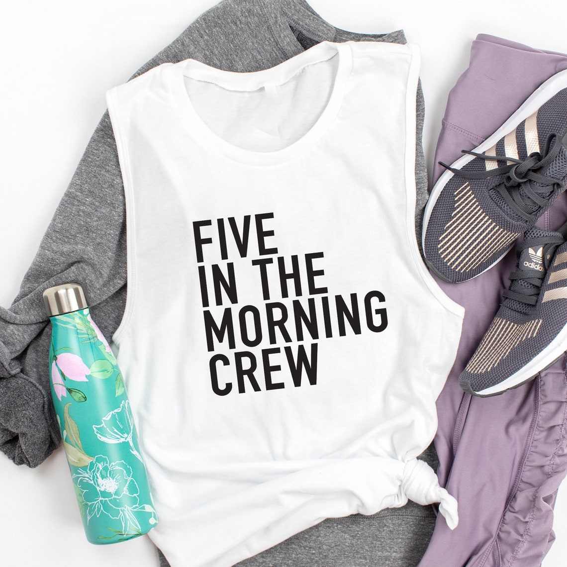 Workout Tank. Five In The Morning Crew. 5AM Crew. Five Crew | Etsy