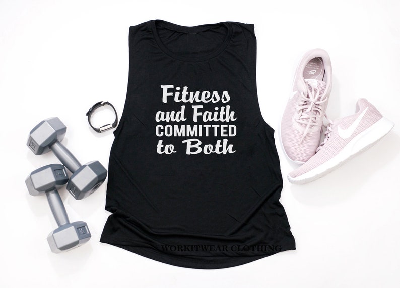 Fitness and Faith Committed to Both. Faith and Fitness. God | Etsy