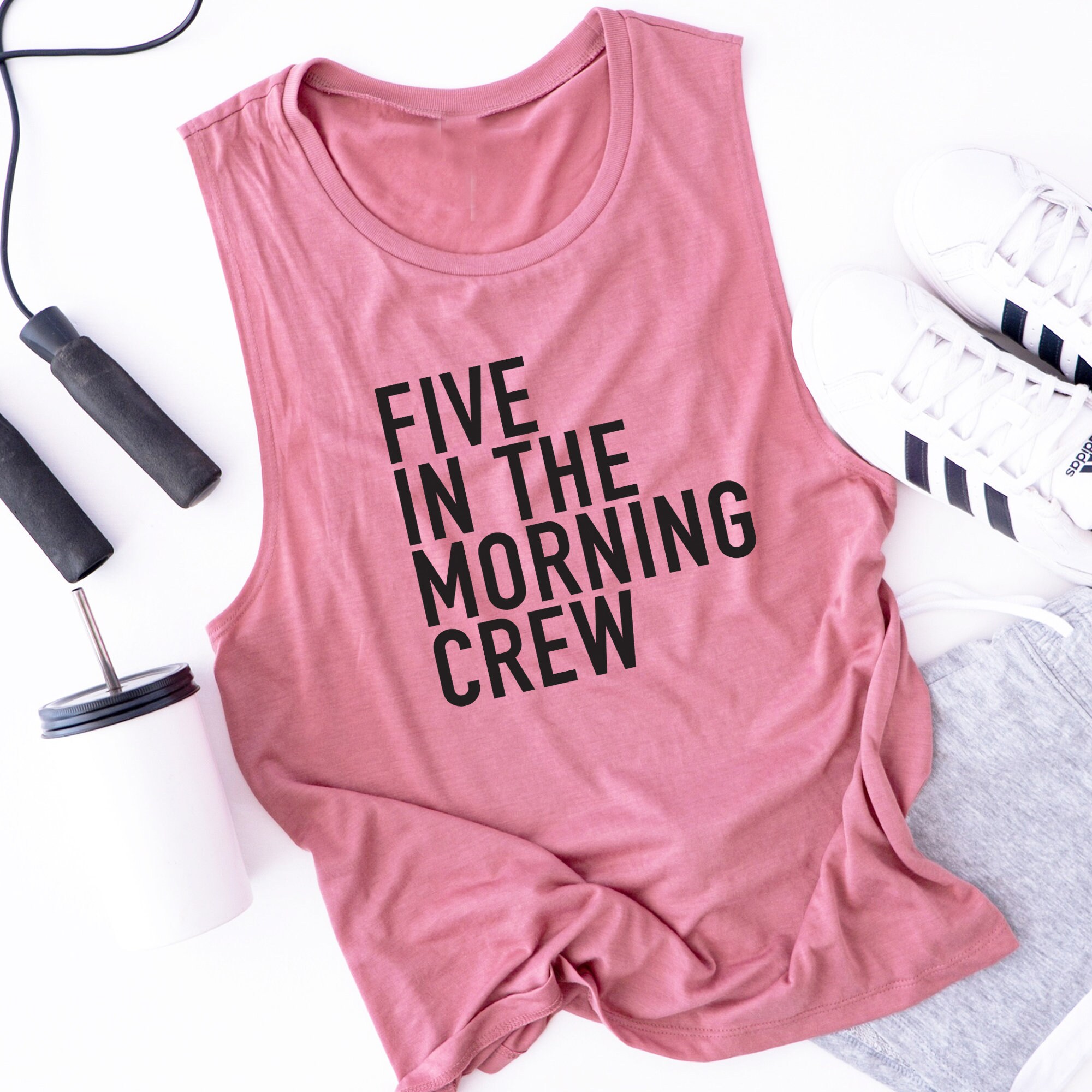 Workout Tank. Five In The Morning Crew. 5AM Crew. Five Crew | Etsy