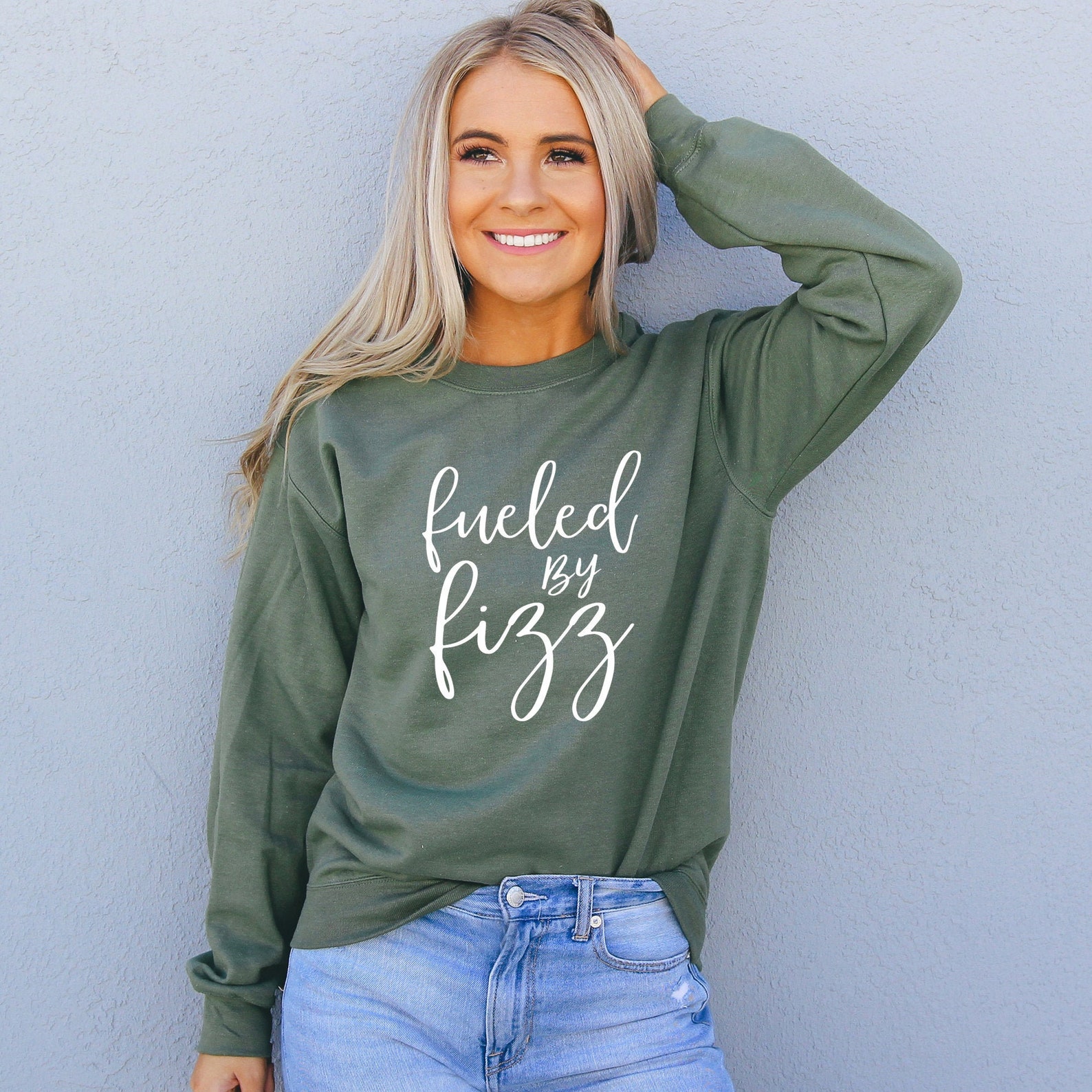 Fueled by Fizz Shirt. Fizz Sweatshirt. Girl Boss Shirt. - Etsy