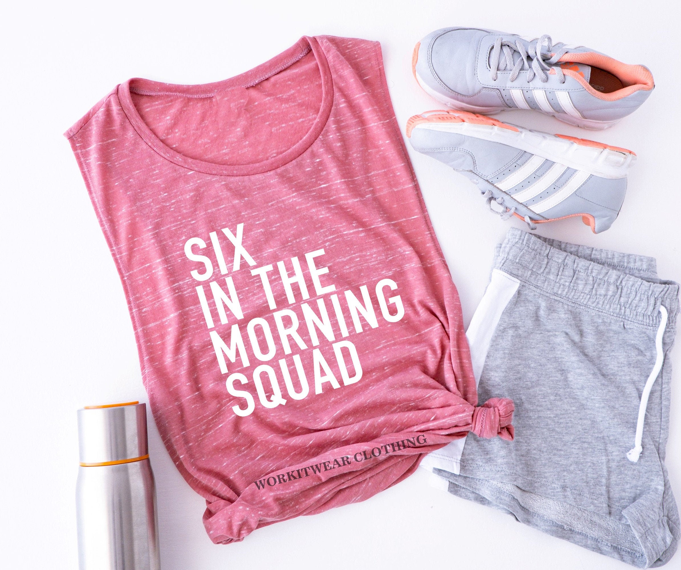 Workout Tank. 6AM Crew. Six in the Morning Squad. Six Crew - Etsy