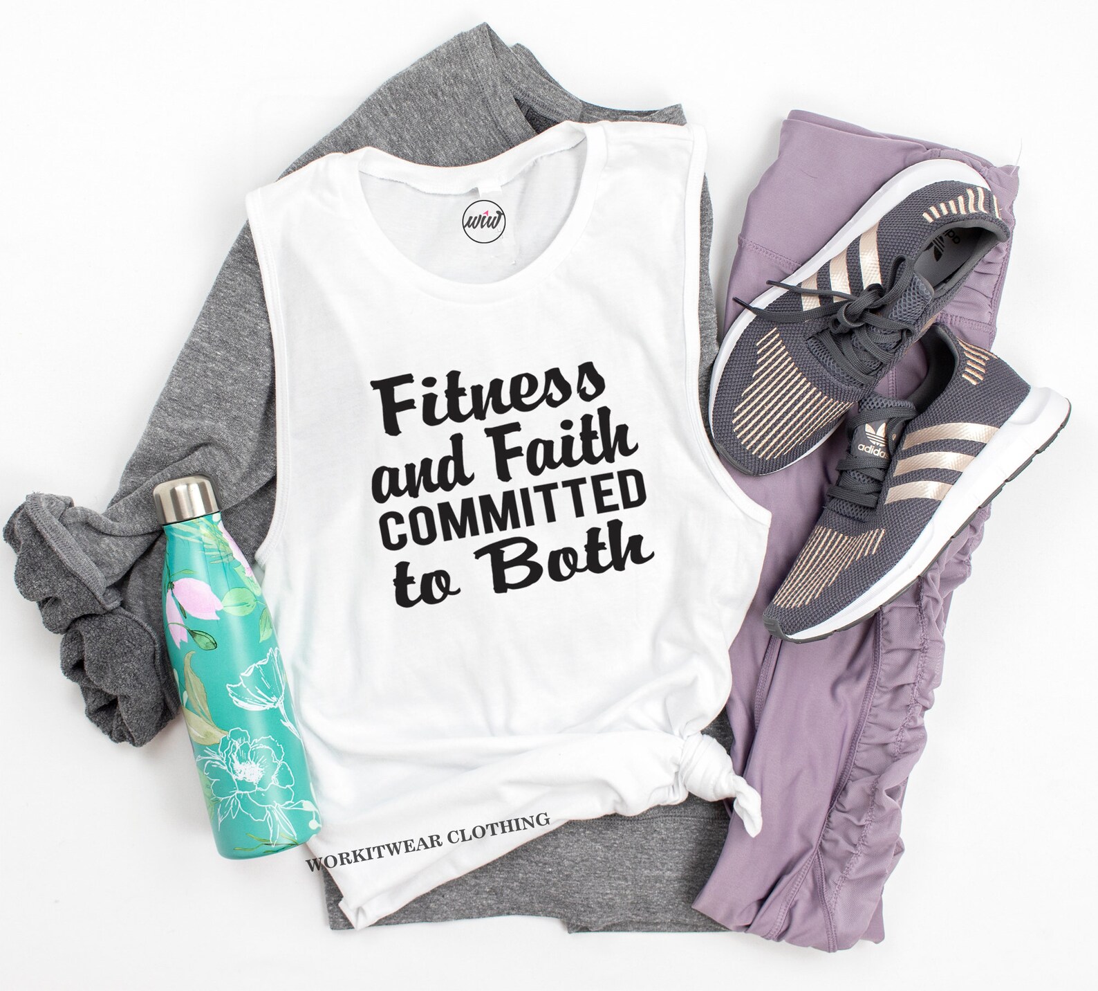 Fitness and Faith Committed to Both. Faith and Fitness. God - Etsy