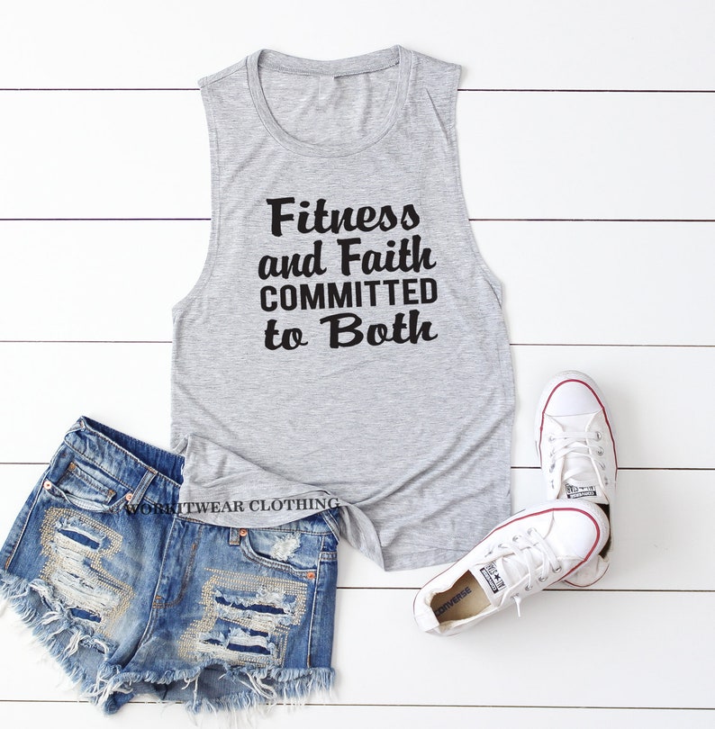 Fitness and Faith Committed to Both. Faith and Fitness. God - Etsy