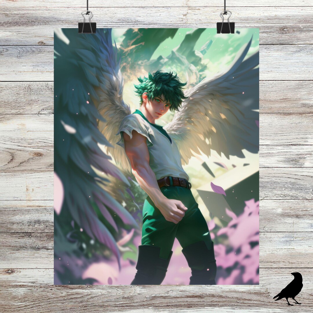 Izuku Midoriya, Deku, MHA, My Hero Academia, Anime, Wall Art, Poster ...