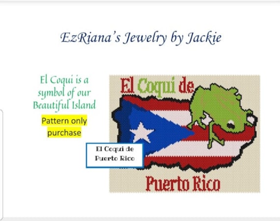 El Coqui De Puerto Rico Banner | Etsy
