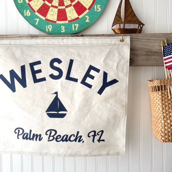 Nautical Flag Sign - Etsy