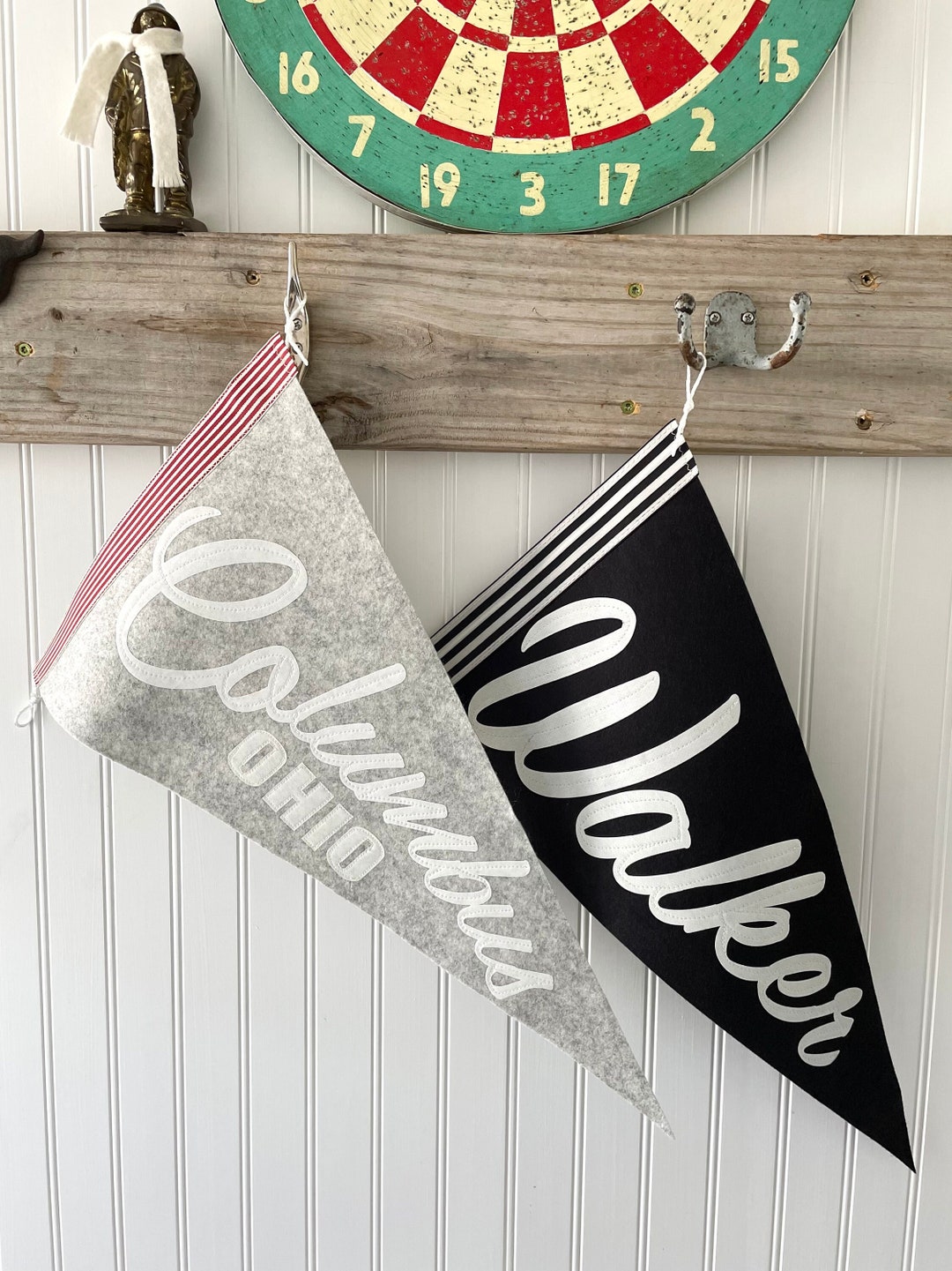 Custom Pennant Flag, Personalized Pennant Flag, Custom Name Pennant ...
