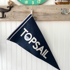 Beach Town Pennant, Custom Beach House Pennant, Custom Beach Pennant ...