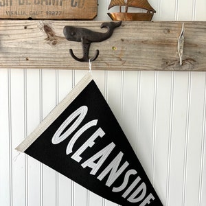 Beach Town Pennant, Custom Beach House Pennant, Custom Beach Pennant ...