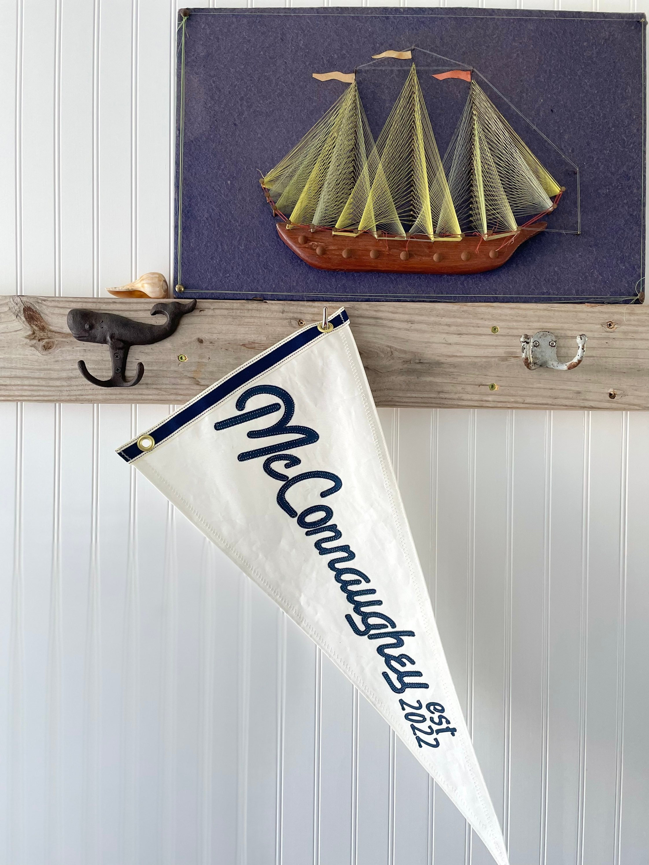 Nautical Pennants With Grommets